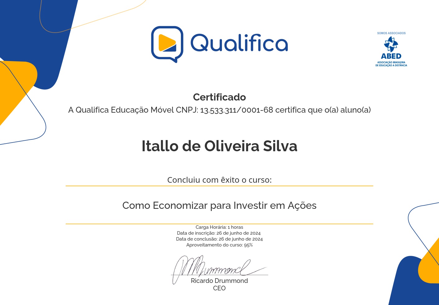 Itallo Oliveira - Desenvolvedor Front-End | HTML | CSS | JavaScript | WordPress | PHP | LinkedIn